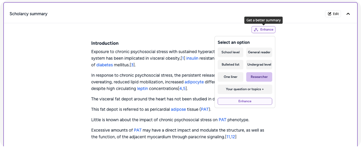 Supercharge your reading - Scholarcy User Guide